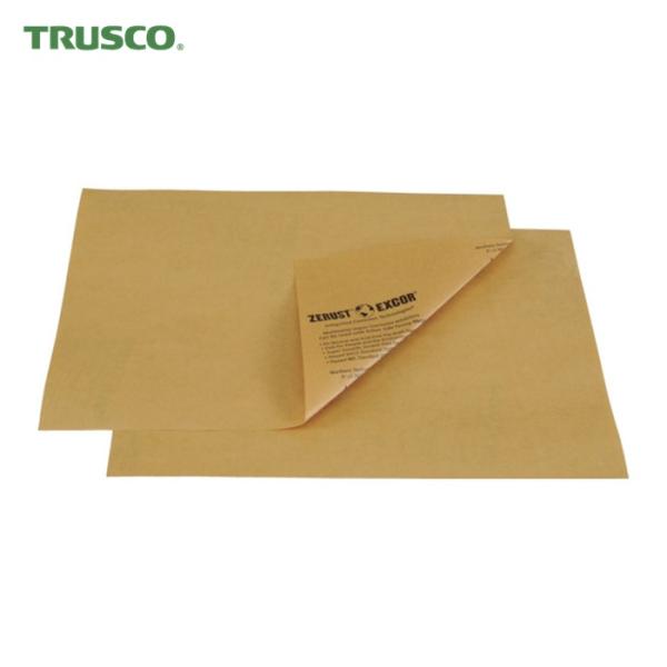 TRUSCO 気化性防錆紙|特長:ゼラスト防錆成分を含浸させた両面防錆タイプの気化性防錆紙です。