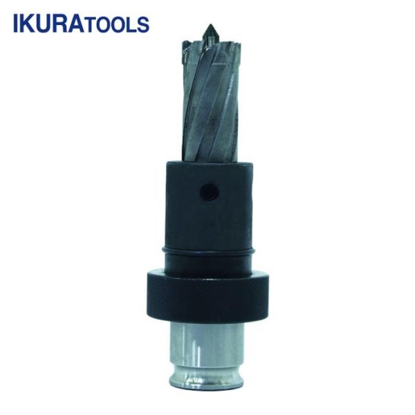 育良 磁気ボール盤オプション|特長:1台でボーリング、ドリル、タップの3役ができます。 切換レバーで穴あけとタップ加工の切り換えが可能です。