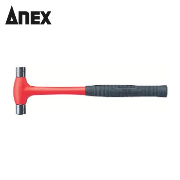 アネックス コンビネーションハンマー|特長:ヘッドの鉄平は細い釘打ちに、反対側は仕上げ打ちができまる鉄凸ヘッドです。 ヘッドを交換できます。 鋼の芯材により、木柄の3倍の耐久力を実現しています。