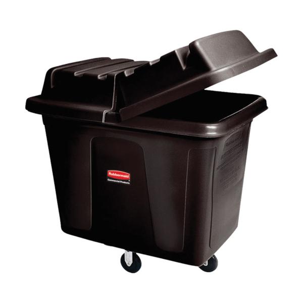 ERECTA 廃棄物運搬車|特長:廃棄物の収集やランドリーの処理用として便利な大型トラックです。 樹脂ボディ+金属フレームの構造は高い耐久性を発揮します。 ダストカート、ゴミ集積カート、集積運搬カートとしての使用にも最適です。