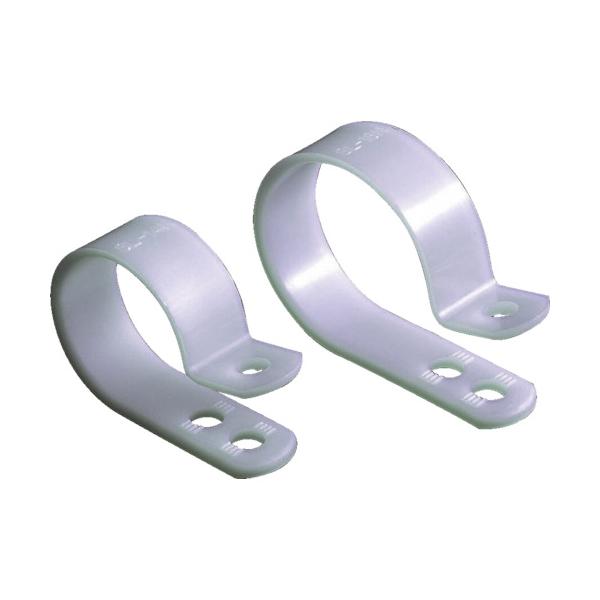 品川商工 ケーブルクリップ|特長:内側のエッジ部は丸味を帯びているので、電線被覆を傷つけません。 SL・14N~SL・32Nは、収束径を変えることができます。