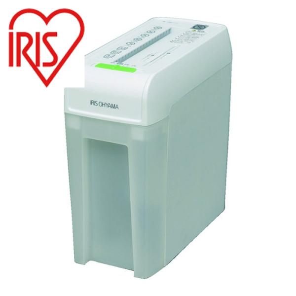IRIS シュレッダー|特長:ゴミ箱は裁断くずが見やすいクリアダストボックスを採用しています。 投入口は紙を投入しやすいよう、曲面投入口になっています。
