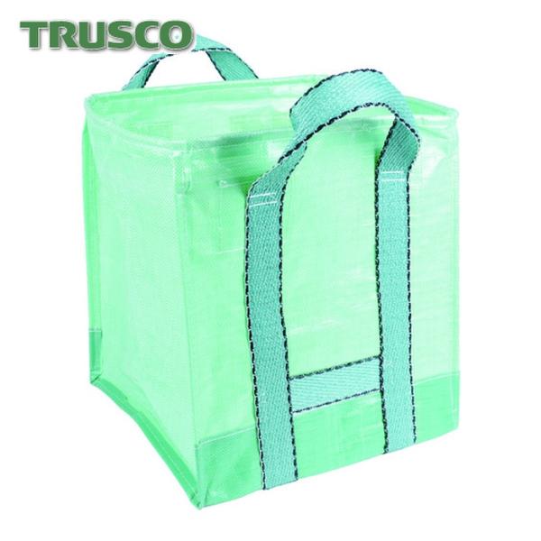 TRUSCO 回収袋|特長:FRPポール入りで自立が可能な収集用袋です。