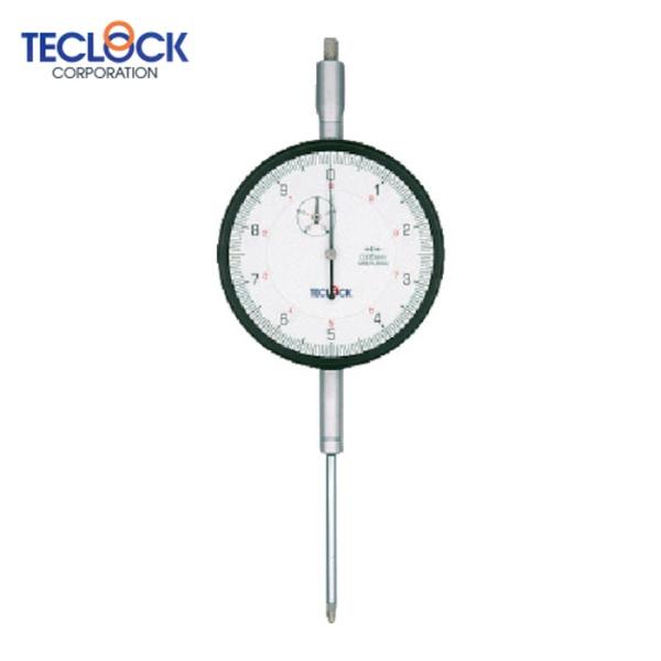 TECLOCK ダイヤルゲージ|特長:目盛板の大きい50mmの長ストロークのダイヤルゲージです。