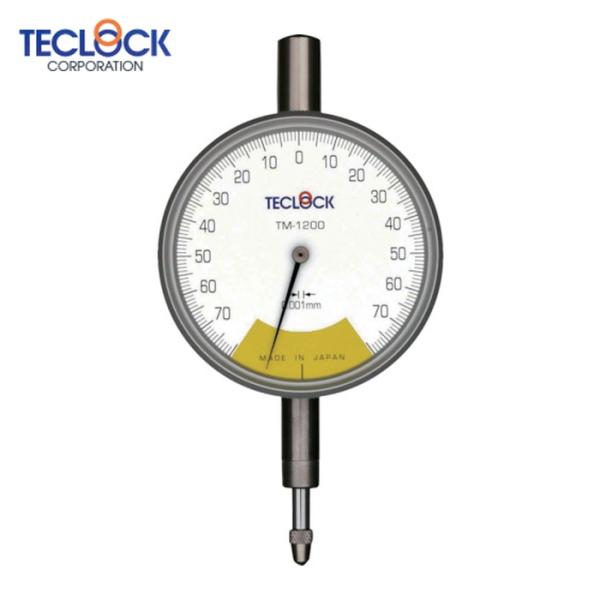 TECLOCK ダイヤルゲージ|特長:一回転未満のため見やすく読み間違いが少ないです。