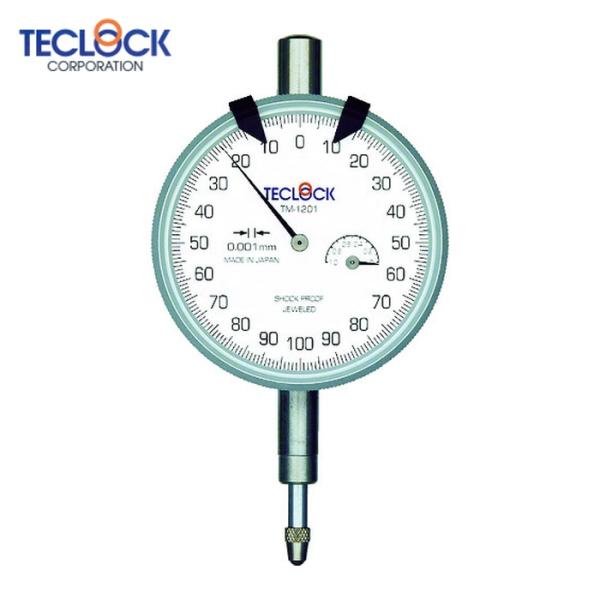 TECLOCK ダイヤルゲージ|特長:最もポピュラーな0。 001mmモデルです。