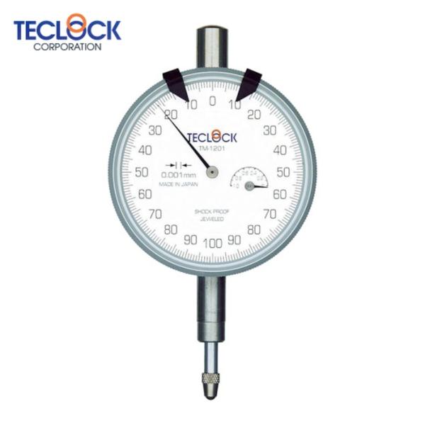 TECLOCK ダイヤルゲージ|特長:最もポピュラーな0。 001mmモデルです。