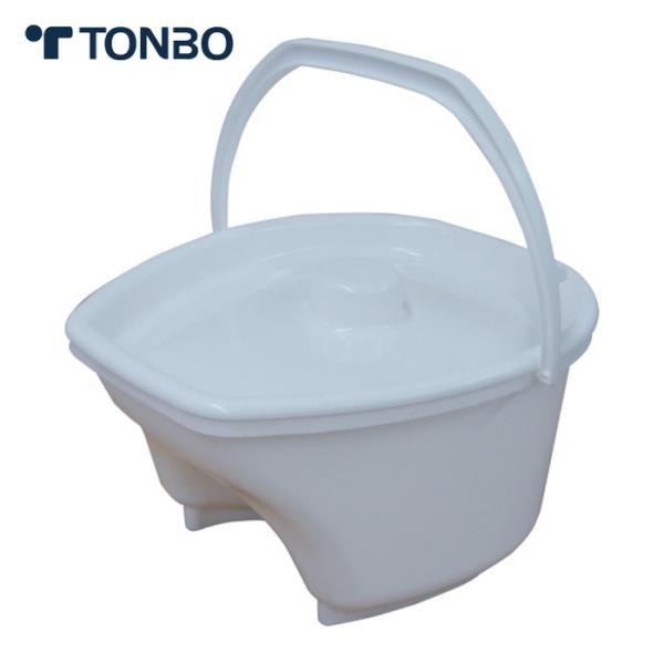 TONBO 非常用簡易トイレ|特長:ポータブルトイレ用専用フタ付バケツです。