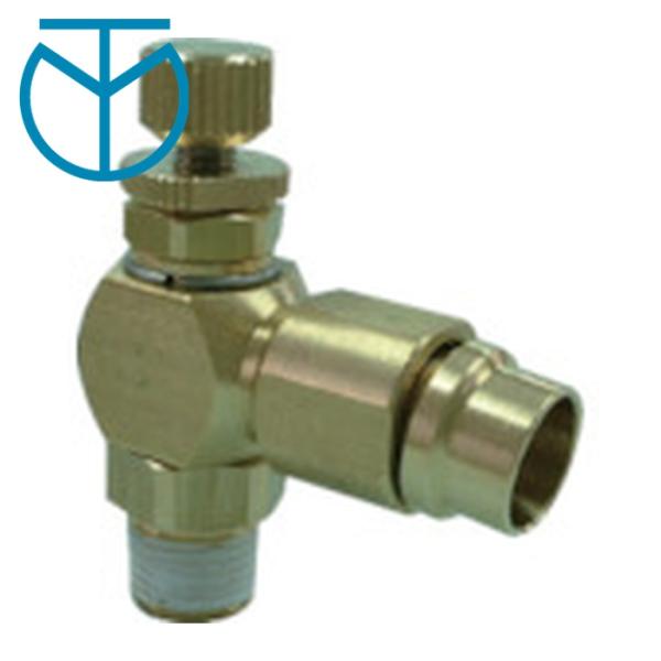 チヨダ スピードコントローラ|特長:流量調整がスムーズに行えます。 用具不要のワンタッチ着脱です。 チューブへの傷がつきにくいロック構造です。