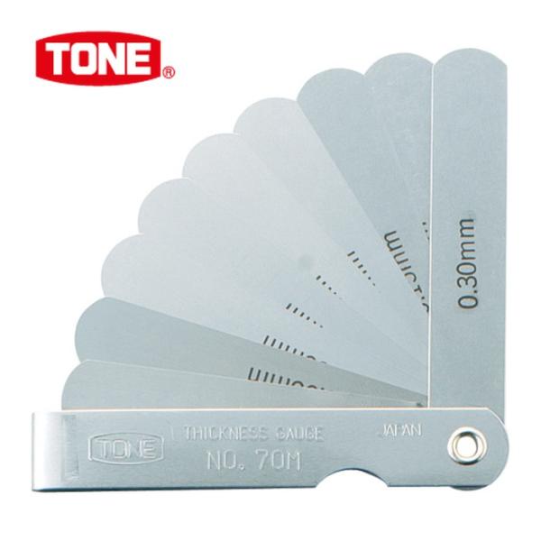 TONE スキマゲージ|特長:狭いすき間でも正確に測定できます。
