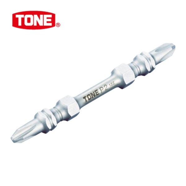 TONE トーションビット|特長:トーション部が衝撃吸収して、ビット先端部への負担を軽減します。 欠けに強く、カムアウトしにくいです。 ねじ頭が見やすいです。
