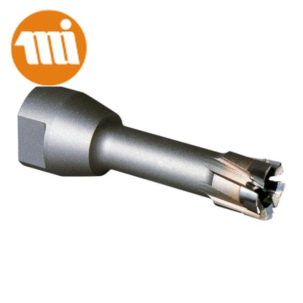 ミヤナガ 磁気ボール盤カッター|特長:機械取り付け部がねじタイプです。 独自の3分割刃先形状により耐久性がアップしています。