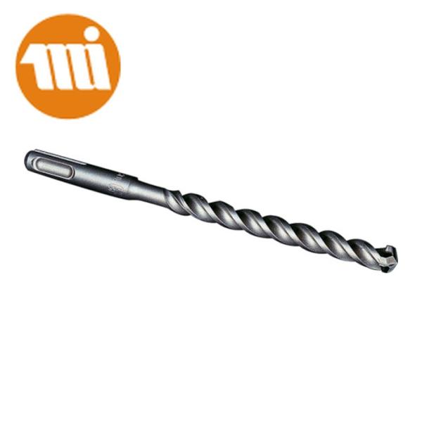 ミヤナガ コンクリートドリル(SDSplusシャンク)|特長:対鉄筋性能、位置決め性能が向上しました。 デッキプレートを貫通します。 真円に近い穴あけを実現しました。