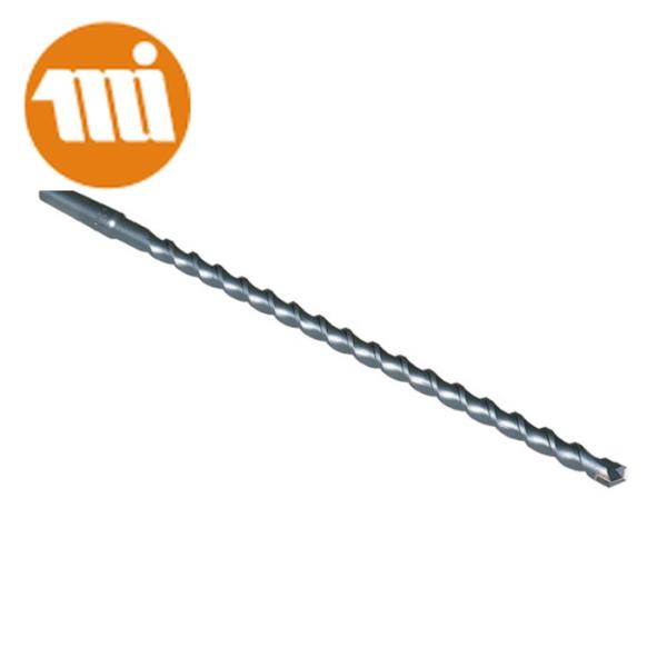 ミヤナガ コンクリートドリル(6.35六角軸)|特長:石材用に厳選された超硬チップを採用しています。 全体熱処理により折れに強く曲がりにくいです。