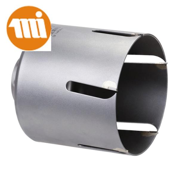 ミヤナガ 替刃式コアドリル|特長:独自の刃先形状により、釘が噛み込まず、安全に切断できます。