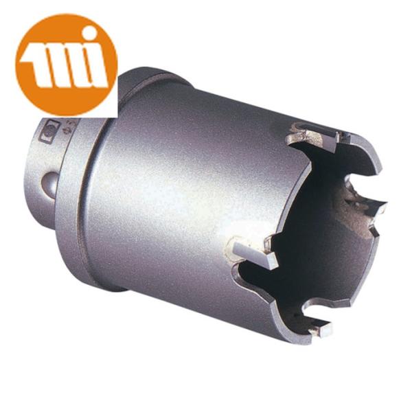 ミヤナガ 替刃式ホールソー|特長:超硬刃先でステンレスなどの被削材への穴あけが可能です。 ボディーのふところが深く、金属パイプなどの曲線への穴あけが可能です。