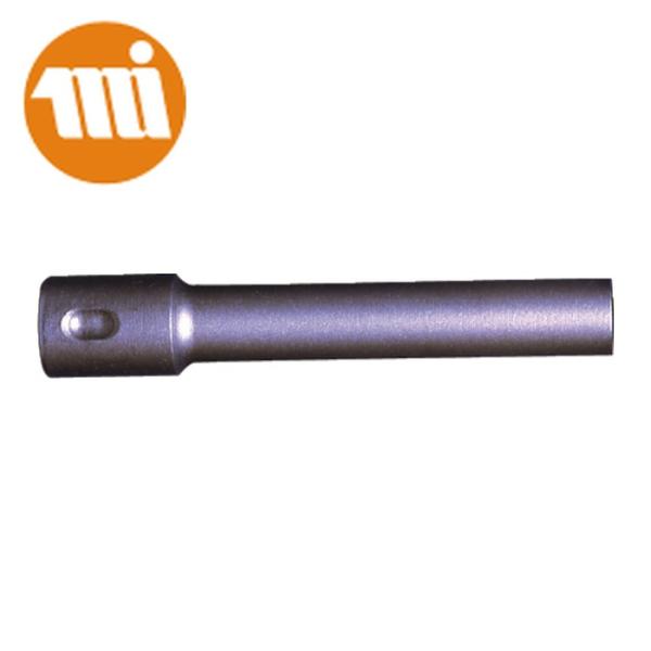 ミヤナガ コンクリートドリル(ストレートシャンク)|特長:ミストダイヤのカッターとシャンクを接続するためのボディです。 水の使用により、ダイヤ刃先の冷却、切り粉排出を行い、穴あけ効率を向上させます。 低振動、低騒音の穴あけが可能です。