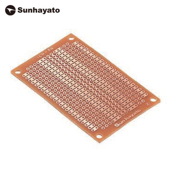 サンハヤト 基板|特長:試作した電子回路を実配線し、動作確認ができます。 電子工作や試作実験に最適です。