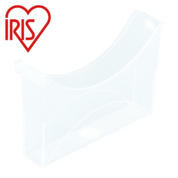 IRIS ファイルケース|特長:BOXの底を山切り形状にしたことでファイルや書類が溝に入り、倒れにくくなります。 上からも横からも見える2ヶ所のインデックススペースで机の引き出しやキャビネットの中でも認知がしやすくなります。 横だけでなく立...