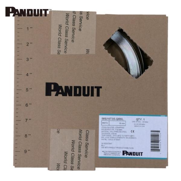 PANDUIT ケーブルタイ(ステンレス製)|特長:過酷な環境下での使用に適しています。 標識や信号、オイル・ガス、産業市場での用途に適しています。 エッジは面取りされていますので安全です。