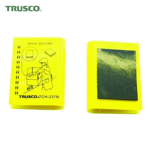 TRUSCO 段ボールBOX用オプション|特長:ダンボールのフタを固定できるので効率よく梱包作業ができます。 梱包作業の便利グッズ。 ダンボールのフタを簡単に押さえて荷物を詰めれます。