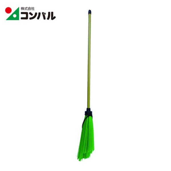 コンパル ほうき|特長:濡れ落葉や砂利、土の除去、下水の溝掃きなど屋外清掃の多目的な用途に使え便利です。