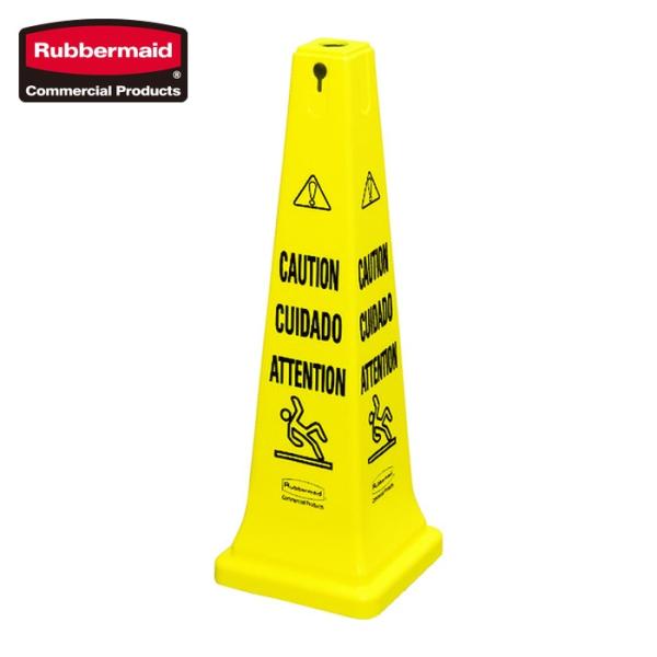 ラバーメイド 標示スタンド(外国語対応)|特長:視認性の高いカラーで歩行者の注意を喚起するセーフティーコーンです。 「CAUTION(英語)」「CUIDADO(スペイン語)」「ATTENTION(フランス語)」・ANSI(米国規格協会)とO...