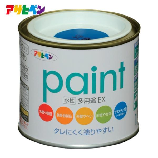 アサヒペン 多目的塗料|特長:乾燥がはやく、日光や雨にも強く、ソフトなツヤに仕上がります。