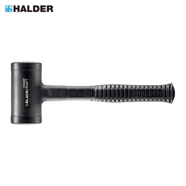 HALDER ショックレスハンマー|特長:ポリウレタンでカバーされたショックレスハンマーです。 ポリウレタンカバーにより高い防錆性、ワークの損傷の防止、打ち損じの火花の発生を防止します。 打撃時の反動がないので作業負担を軽減します。