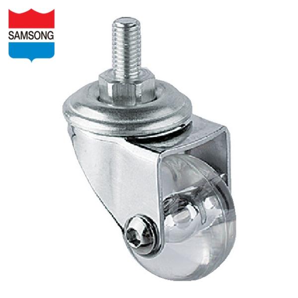 SAMSONG ねじ込み式ウレタンキャスター|特長:クリアービジュアルで外観性に優れたデザインキャスターです。