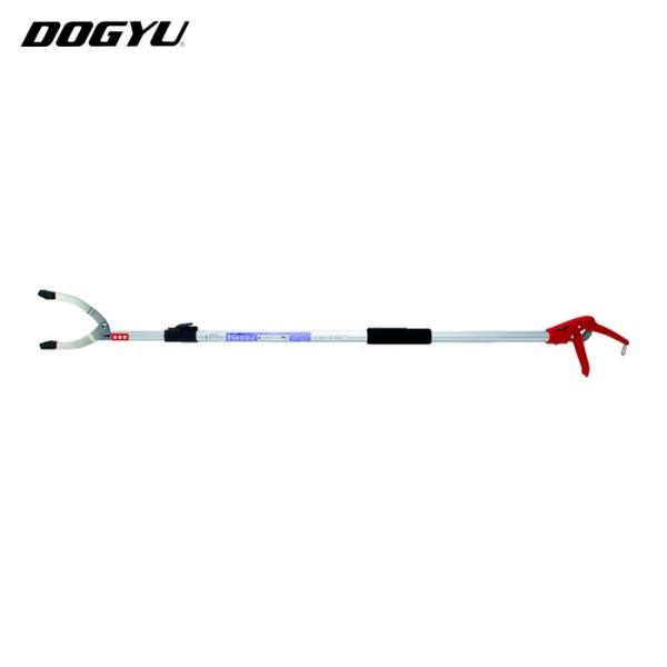 DOGYU マジックハンド|特長:手では無理な場所でも楽にキャッチできます。 長さの調節ができる段階伸縮機能付きです。 先端はマグネット付です。