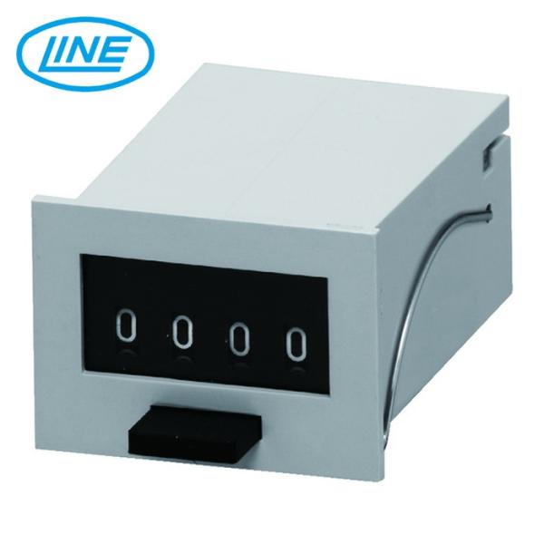 LINE カウンタ|特長:加算型トータルカウンタです。 リセット付です。 パネル取り付けクリップばね仕様です。