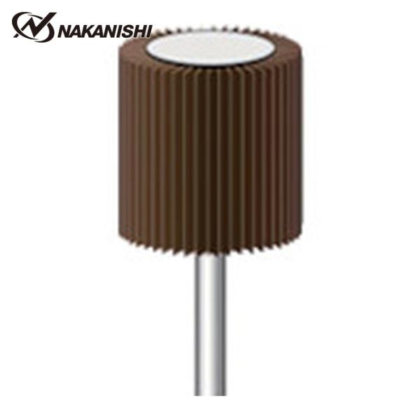 ナカニシ フラップ軸付ホイール|特長:研磨布を放射状に重ね合わせた強力サンダーです。 回転遠心力により研磨布が広がり、円筒の内面研磨に最適です。 常に新しい砥粒により加工できるため面粗さが均一に保てます。