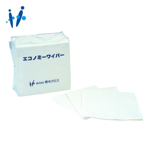 橋本クロス 紙・不織布ウエス|特長:吸収力に優れたパルプ100%のワイパーです。 3枚重ねで強度と吸収力に優れたワイパーです。
