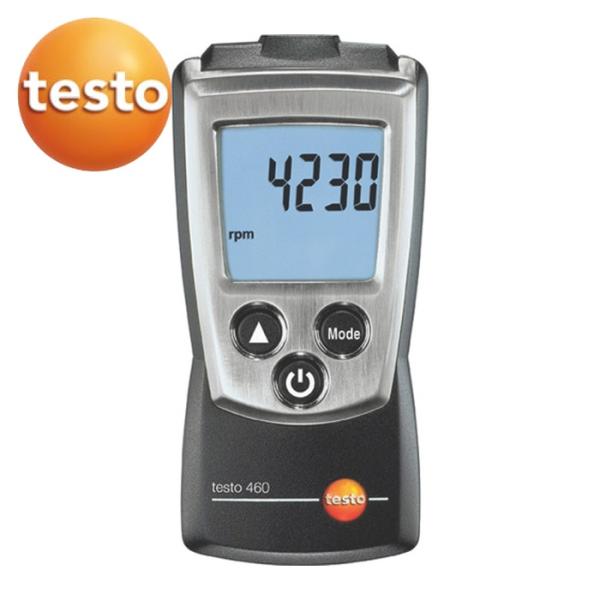 TESTO 回転計|特長:非接触で安全に回転数を測定するポケットサイズの光学式回転計です。 最大/最小値表示できます。 LEDによる測定スポットマーキング・バックライト付きディスプレイ。