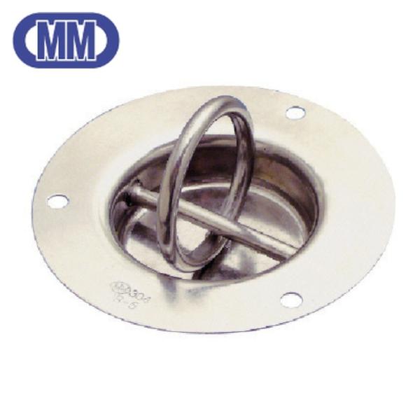 水本 フック|特長:埋め込みタイプなので設置面に邪魔なでっぱりが出ません。 リング部分は使用したい時のみ起こして、不使用時は埋め込み部分に収まるので邪魔になりません。