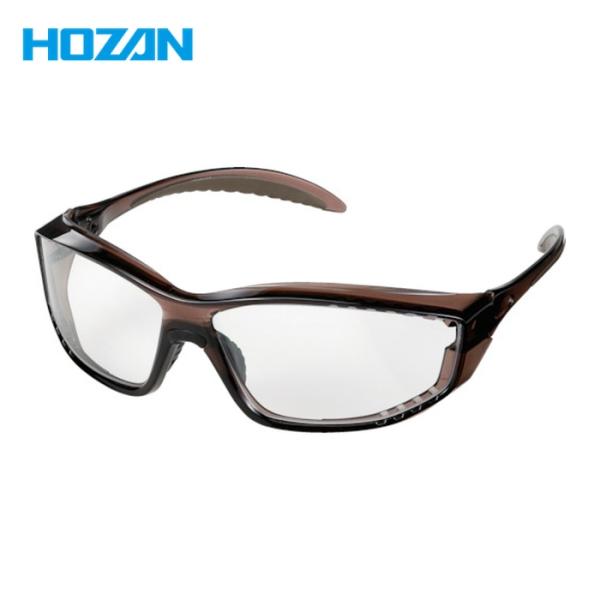 HOZAN 二眼型保護メガネ(フレームタイプ)|特長:米国の安全規準 ANSI Z87。 1に準拠しています。 表面にキズがつきにくいハードコート処理、くもり止め処理をしています。
