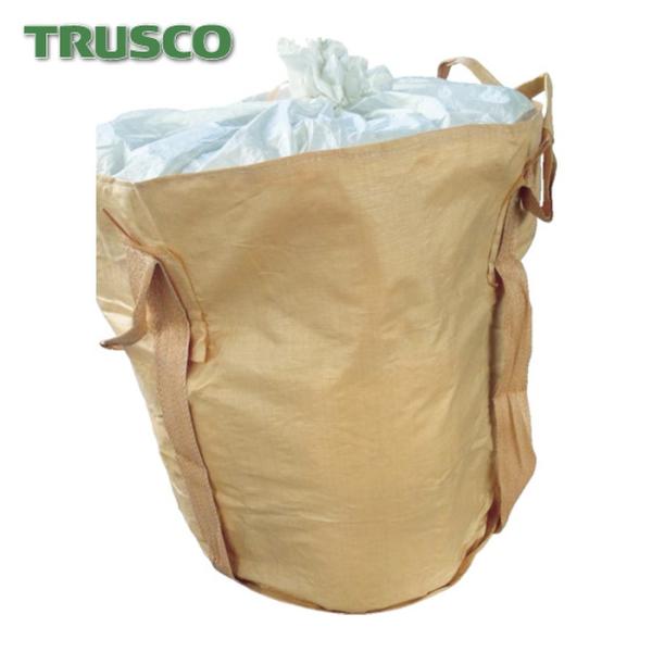 TRUSCO コンテナバッグ|特長:大型の土のう袋です。 河川、崖などの仮設、土砂せき止めに最適です。 作業現場でのガラ袋としても最適です。
