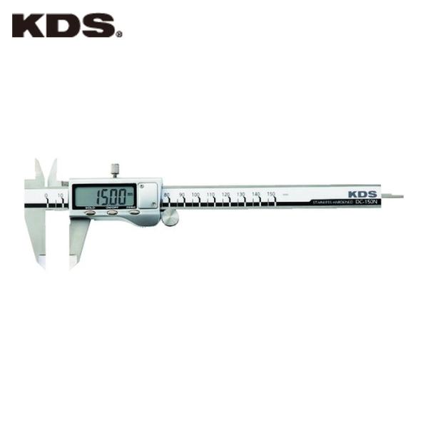 KDS デジタルノギス|特長:ユニット部は丈夫な金属製です。 スライドパワーON機能付です。