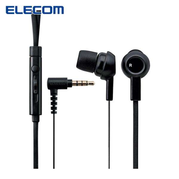 ELECOM ヘッドセット|特長:スマートフォンに接続し、音楽を楽しむだけでなく、通話もできるマイク付のステレオヘッドホンです。 マイクには着信応答/通話終了スイッチが付いています。 またボリューム調整も可能です。