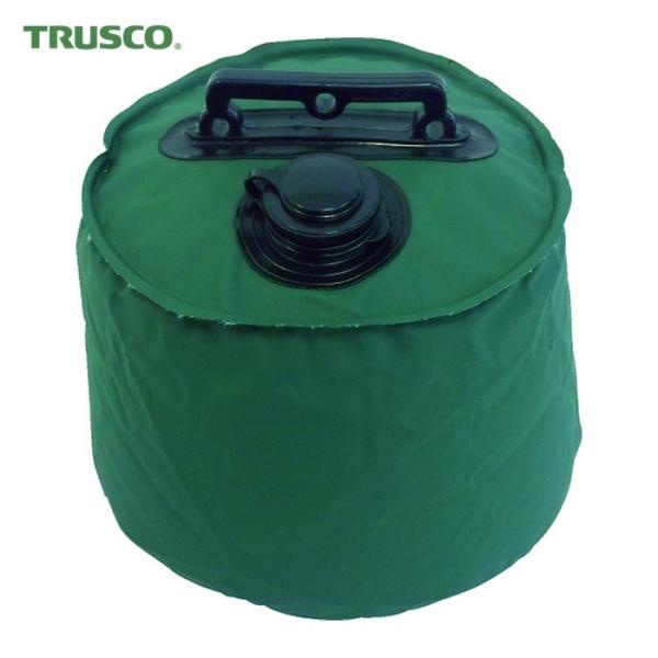 TRUSCO テント用ウエイト|特長:注水式で、簡単に設置ができる重石です。 使用しない時は折りたたんで収納できます。 取手付きのため、持ち運びに便利です。