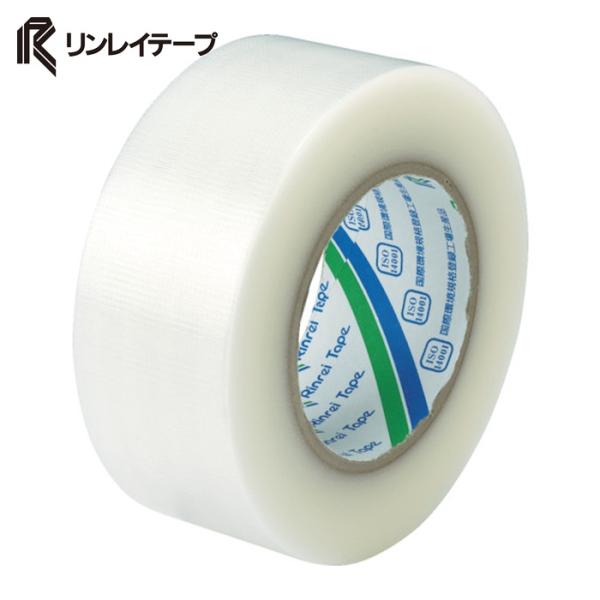 リンレイテープ クロス粘着テープ|特長:展開力が非常に軽く、手切れ性も優れています。 透明度が高く耐水性にすぐれた基材を使用しています。