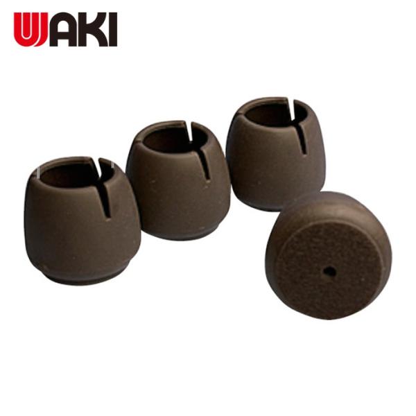 WAKI イス用キャップ|特長:フローリングの傷を防ぎ、音も静かになる椅子脚キャップです。 切り込みをいれることにより、キャップを広げやすく簡単に装着させる事ができます。 接着剤を使わずフェルトを熱で接着していますので粘着剤が床について汚れ...