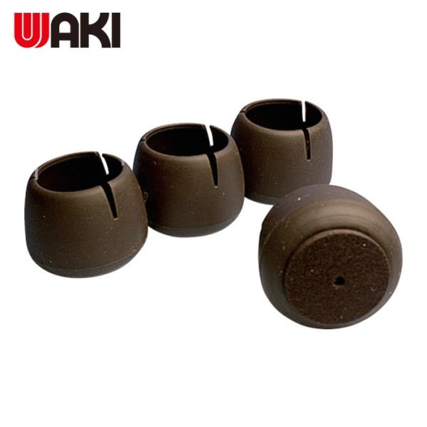 WAKI イス用キャップ|特長:フローリングの傷を防ぎ、音も静かになる椅子脚キャップです。 切り込みをいれることにより、キャップを広げやすく簡単に装着させる事ができます。 接着剤を使わずフェルトを熱で接着していますので粘着剤が床について汚れ...