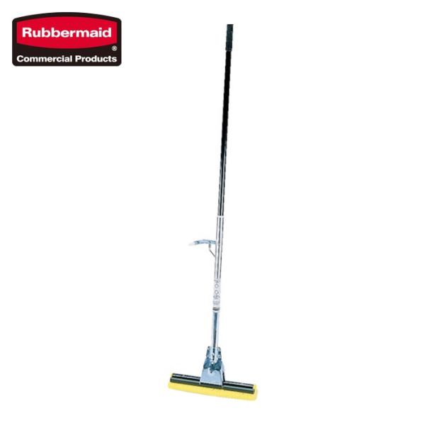 ラバーメイド モップ|特長:水拭き用モップです。 フロア、廊下などの広い場所の床そうじに適しています。 スポンジなので水の吸収が早いです。