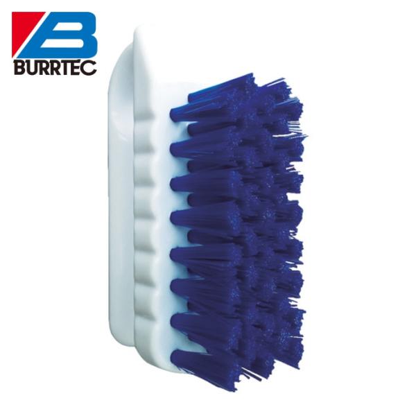 BURRTEC つめブラシ|特長:ブラシが柔らかく、痛くないのでしっかり洗浄することができます。 ブラシを衛生的に管理するために名前を書くスペースがあります。 清潔に管理するために色分けによる日替わり管理ができます。