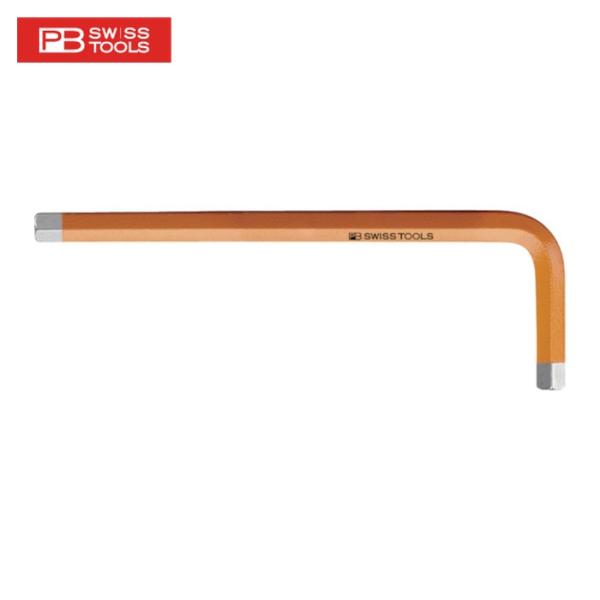 PBスイスツールズ 六角棒レンチ|特長:サイズごとにカラーが異なるため、使用寸法を一目で判別できます。 特殊パウダーコートにより、耐錆性があります。 エッジは軽く隅取りしてあり、レンチをたやすくネジ穴に差し込むことができます。