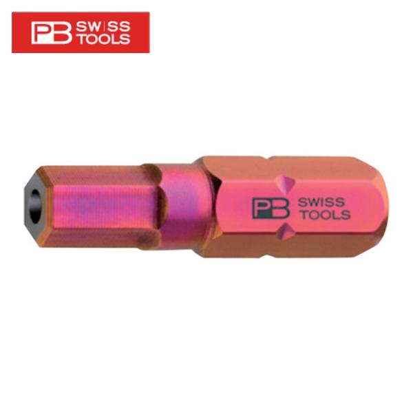 PBスイスツールズ 片頭ドライバービット(ヘキサゴンタイプ)|特長:強度と精度に優れた差込角1/4インチ(6。 35mm)のいじり止め六角ビットです。