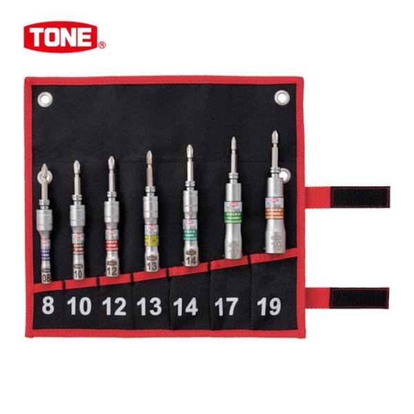 TONE インパクト用ソケットビット|特長:ビットが折れても交換できソケットを寿命まで使えます。 固定(ストレート)と首振りを切り替え可能です。 首振り角度は15°でコーナーなどの狭い箇所でも作業が可能です。