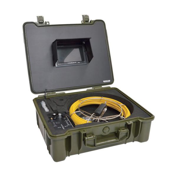 特長●フレキシブルに動くカメラと柔軟に動くケーブルで曲がりくねった場所でも使える配管用の２０Ｍ内視鏡です。●モニターは７インチで見やすく録画も可能です。用途●配管などの検査。